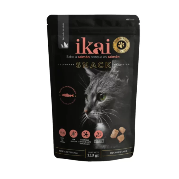 IKAI – SNACK DE SALM??N PREMIUM PARA GATO – Grupo Kimba | Textiles ...